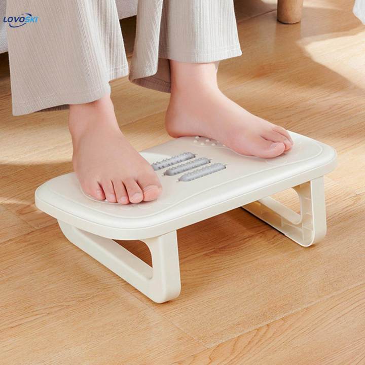 Foot Stool,Foot Rest Under Desk Foot Nursing Stool with Roller Massage ...