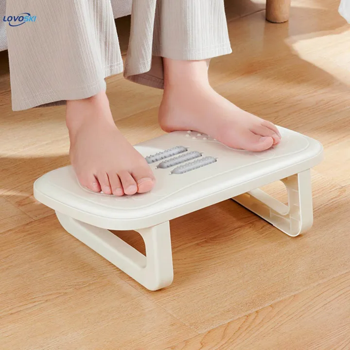 Foot Stool,Foot Rest Under Desk Foot Nursing Stool with Roller Massage ...