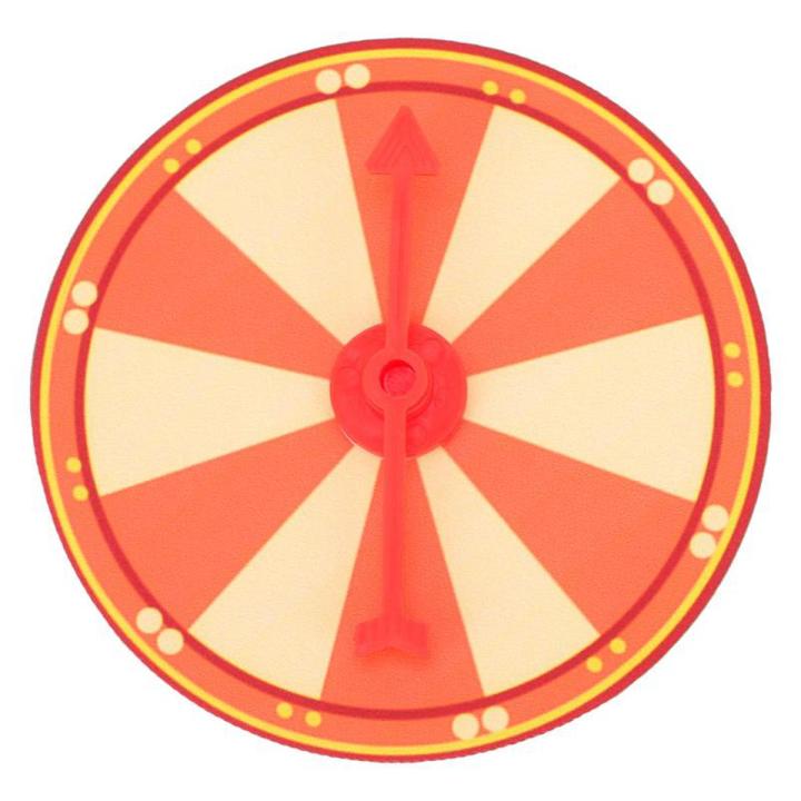 Wheel Prize Spinning Game Tabletop Fortune Color Wheels Turntable Wall ...