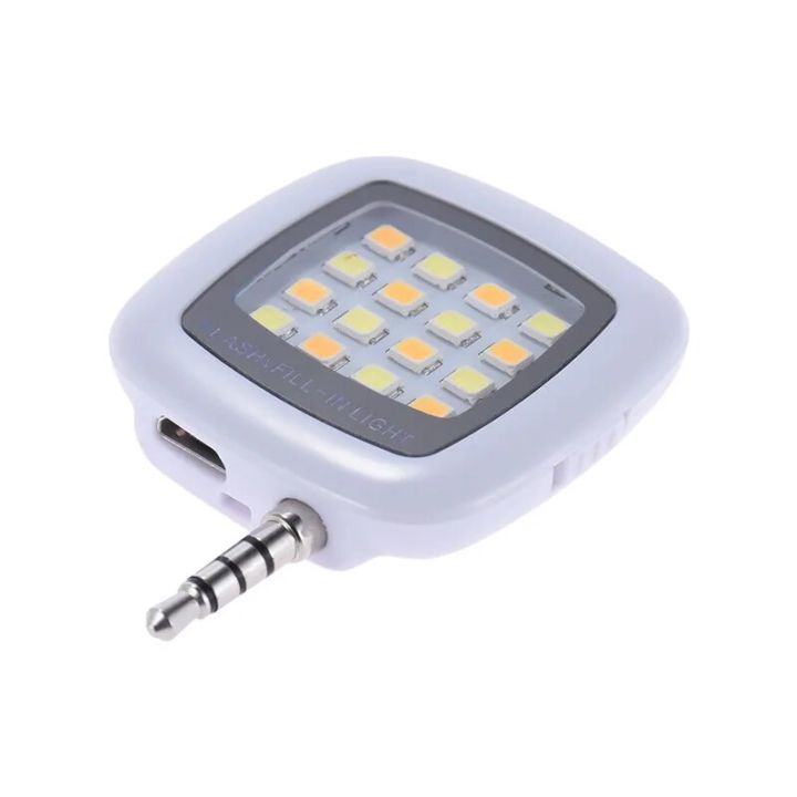 SIANCS Mini Android Portable 16 Selfie Flash LED Camera Lamp Light For ...