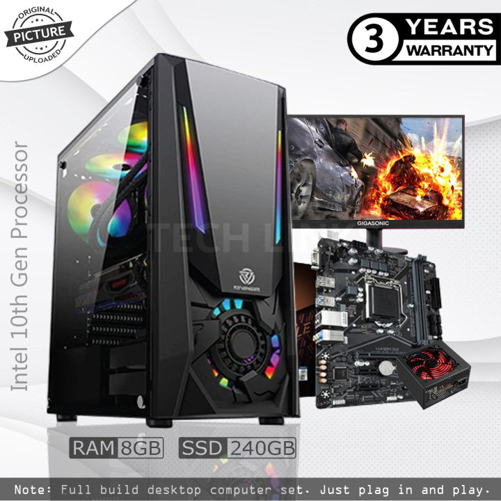 Intel 10th Gen Gaming PC With 19 Inch Monitor | Daraz.com.bd