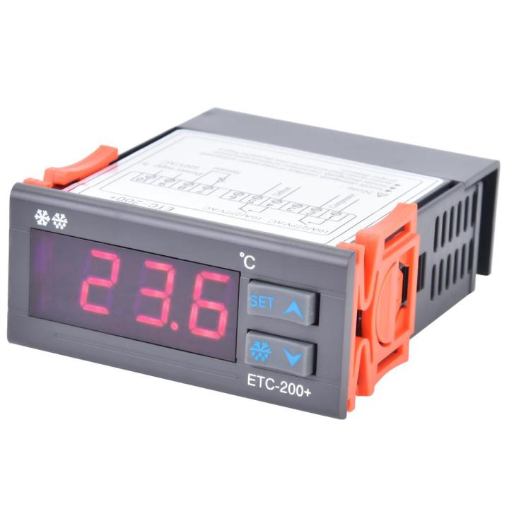 ETC-200+ Di tal Thermostat Refrigeration Defrosting Alarm Temperature ...