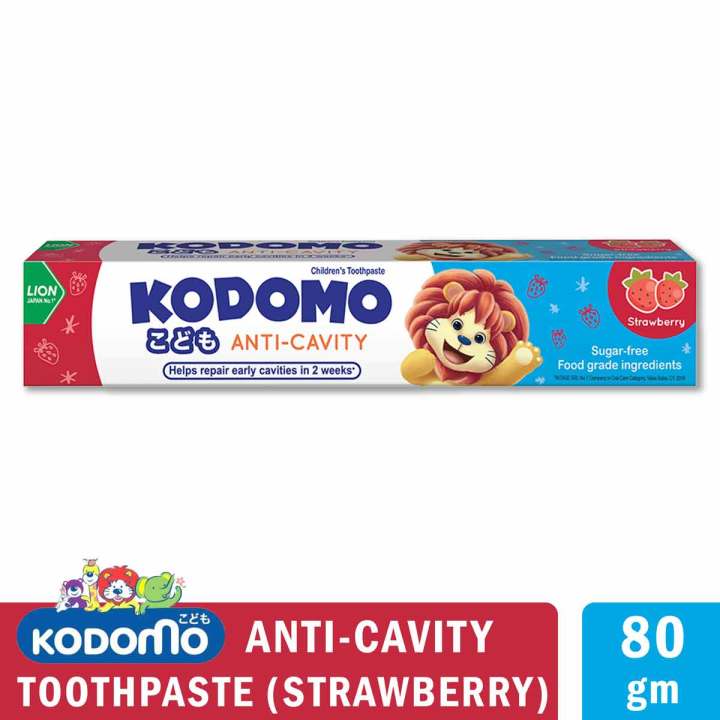 Kodomo Anti Cavity Strawberry Toothpaste Thailand - 80gm | Daraz.com.bd