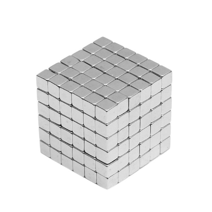 125Pcs Powerful Rare Earth Neodymium Square Magnets Block Cube ...