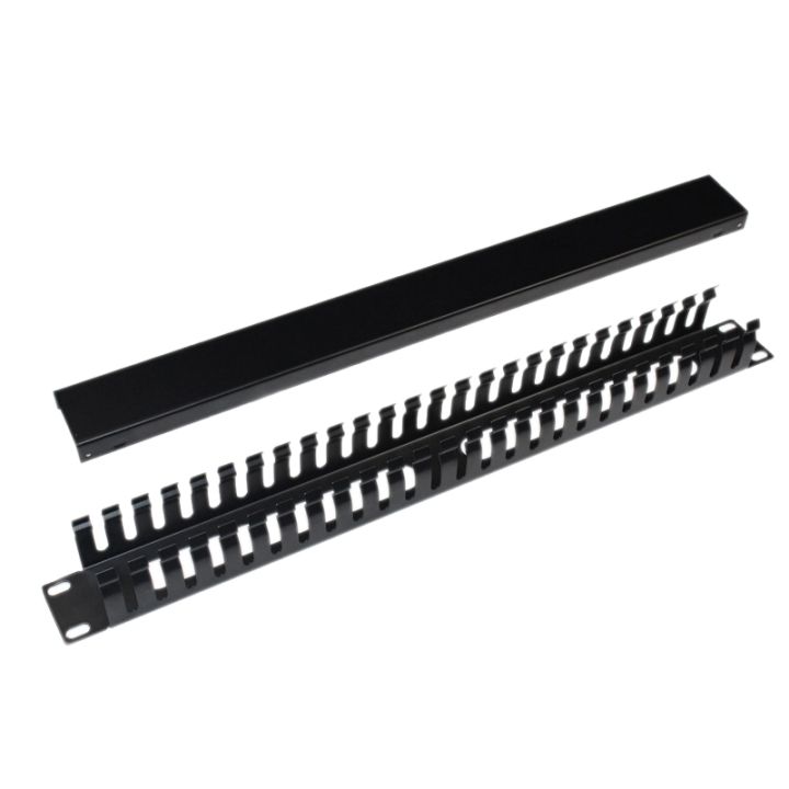 1U 25-Speed Server Cable Management Rack, 19Inch Network Rack Trunking ...