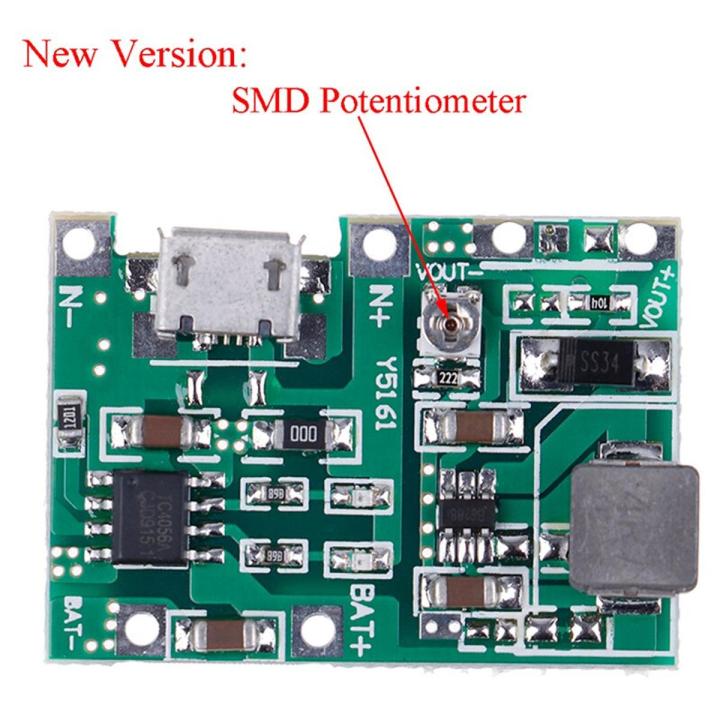3.7V 9V 5V 2A Adjustable Step Up 18650 Lithium Battery Charging ...