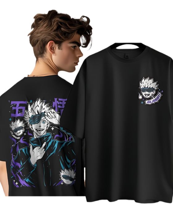 Jujutsu Kaisen T-shirt featuring Satoru Gojo on front and back ...
