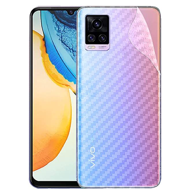 Vivo V20 - Carbon Fiber Back Poly Sticker | Daraz.com.bd