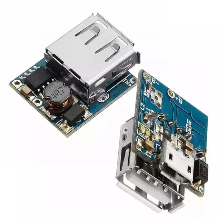 Usb/মাইক্রো usb 5v বুস্ট স্টেপ আপ ব্যাটারি চার্জিং বোর্ড | Daraz.com.bd