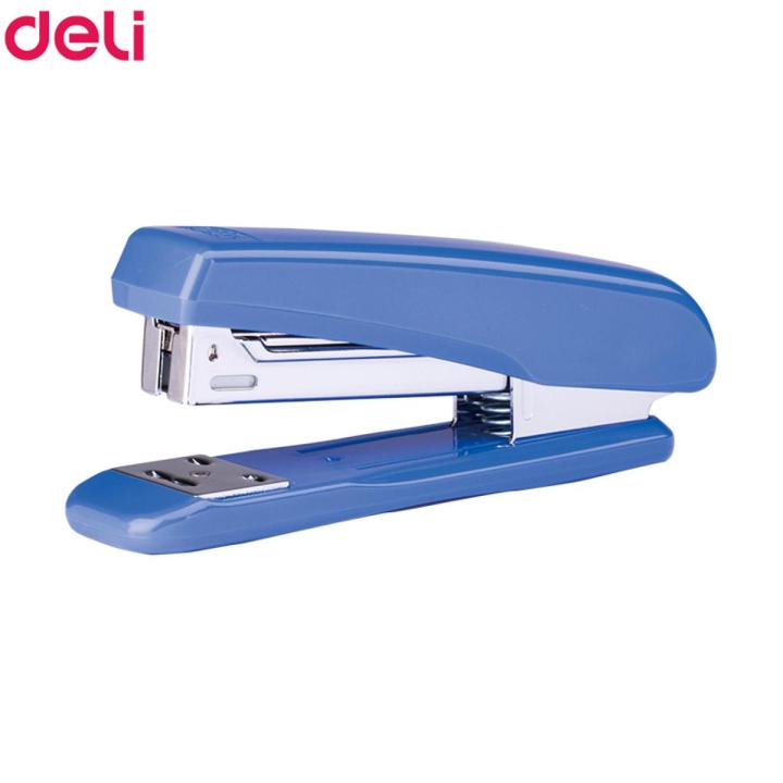 Deli E0306 Stapler - Blue/Black/White | Daraz.com.bd