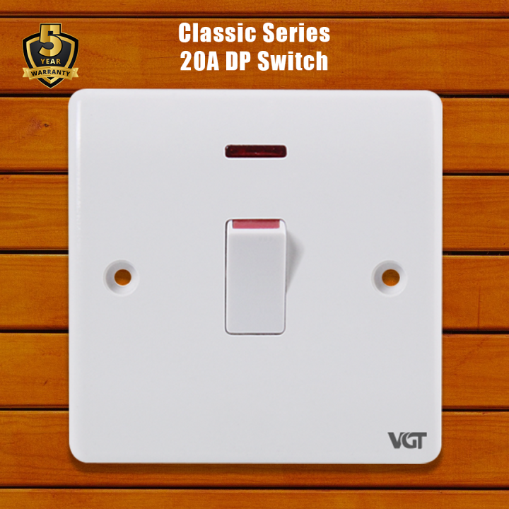 20A DP Switch / Water heater switch /Geyser Switch (Classic series) | Daraz.com.bd