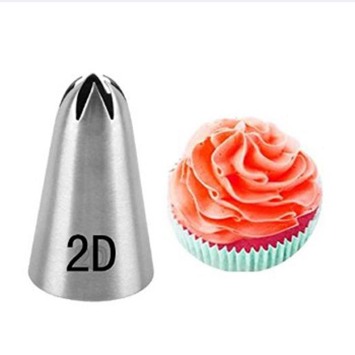 2D Nozzle for Cake Decoration big size single piece | Daraz.com.bd