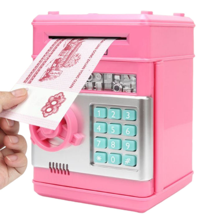 Electronic Piggy Bank Safe Box Money Boxes For Children Digital Coins ...