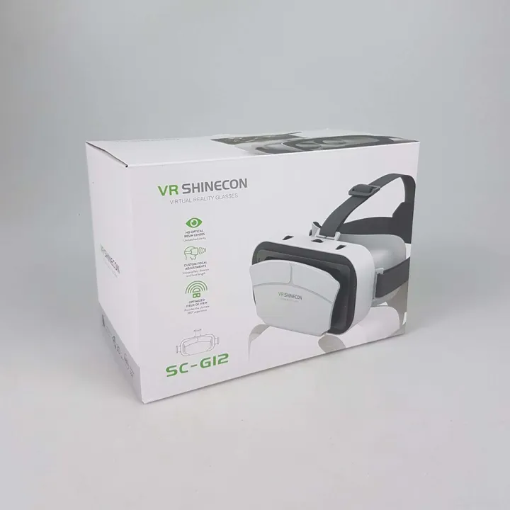 VR Shinecon Virtual Reality 3D Glasses SC-G12 Gaming Headset Helmet ...