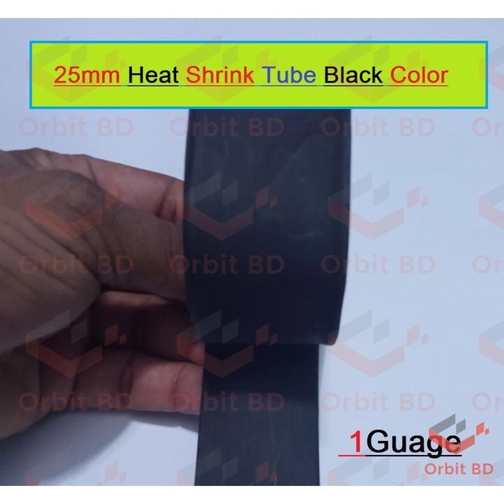 1 Gauge 25mm Heat Shrink Tube 25mm Black Heat shrink 1 Gauge Tubing ...