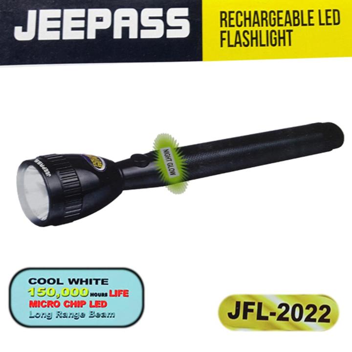 JEEPASS JFL-2022 Rechargeable LED Flash Light quality product | Daraz.com.bd