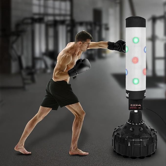 Centra Freestanding Smart Punching Bag – Bluetooth Electronic Music ...