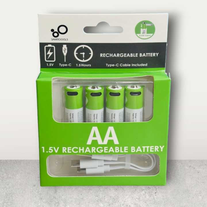 SmarToools RB40 AA Rechargeable Battery 1.5V 2600mWh (4Pcs Set) | Daraz ...