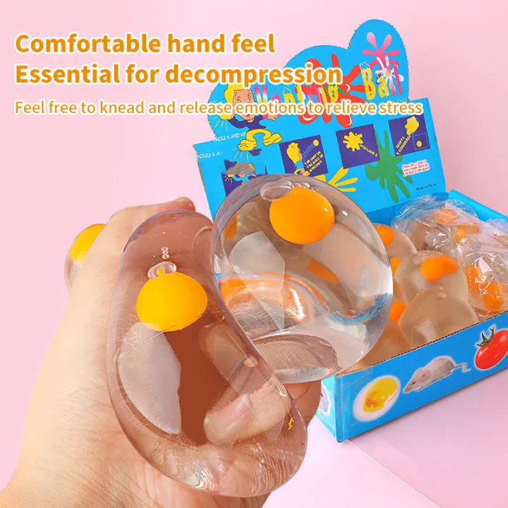 Tricky Decompression 3D Egg Pinch Ball Silicone Push Its Bubble Anti ...