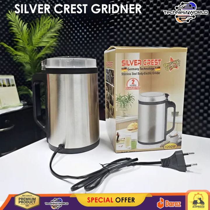 Electric Grinder 1500W Stainless Steel Body, High-Speed Multipurpose ...