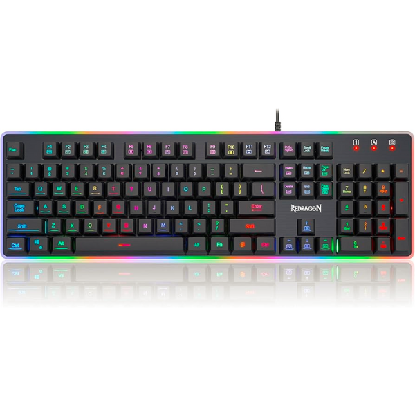 Redragon K509 DYAUS 7 Colors Backlit Gaming Keyboard | Daraz.com.bd