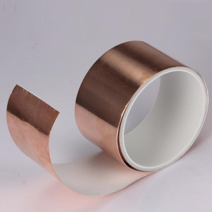 【VisioN Shop】50mm x 2m Copper Foil Tape Practical EMI Shielding Guitar ...