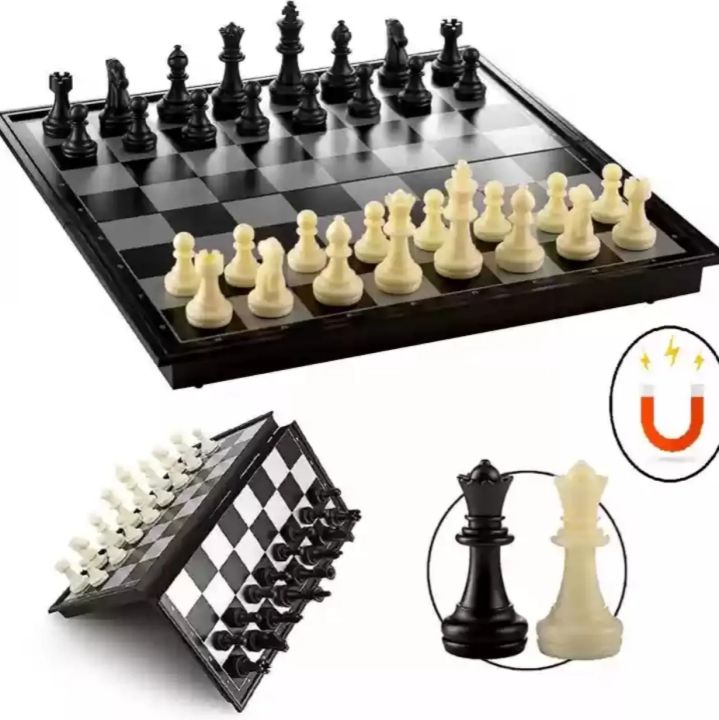 Magnetic Chess Board High Class Chess Set with Folding Chess Board 10 ...