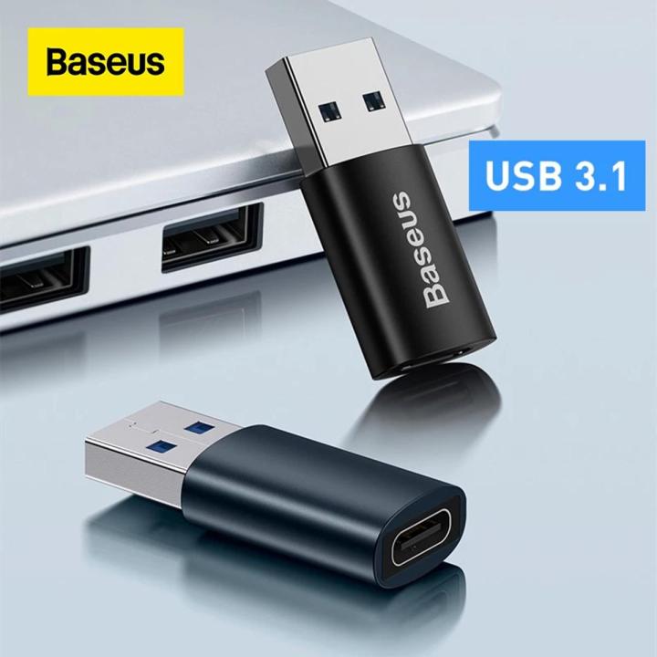 Baseus Mini Type-C Female To Usb 3.1 Adapter Converter - Type C Cable ...