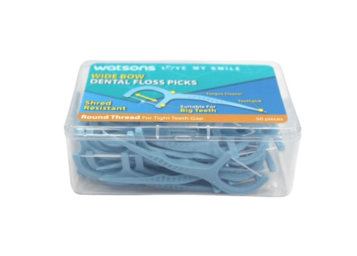 Watsons Dental Floss Pick Toothpick Interdental Cleaner 50pcs | Daraz ...