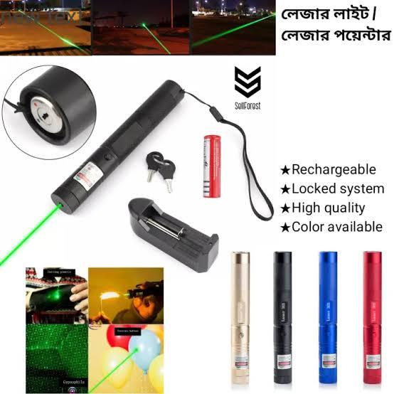 Multi-Functional Mini 3 in 1 Laser Pointer, LED Torch & UV Light with ...