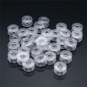 【Daily Deals】 25/50Pc Empty Bobbins Transparent Plastic Sewing Machine ...