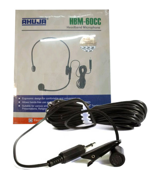 Ahuja Band Head Set Microphone Model No Ahuja Hbm - 60 CC - Microphone ...