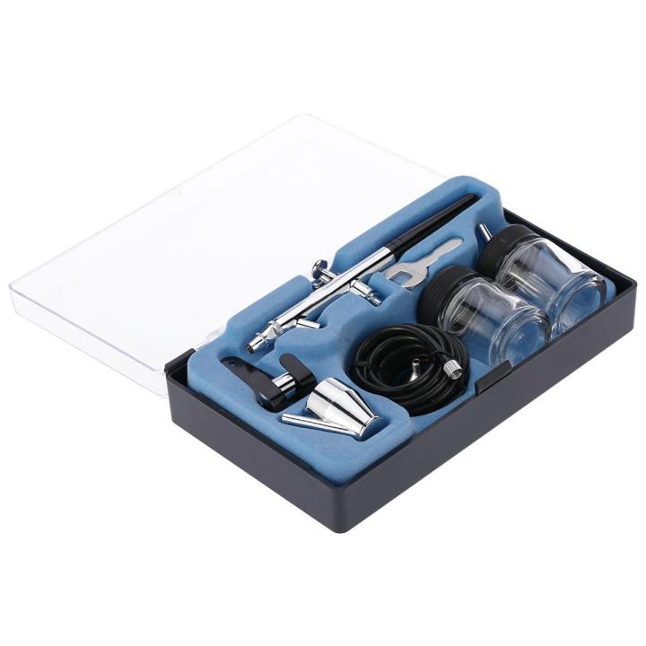 Siphon Feed Dual Action 0.35Mm Airbrush Kit Spray Tool Air Brush For ...