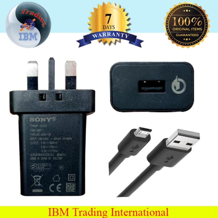 Premium Quality SONY FAST MAINS CHARGER MICRO USB CABLE FOR XPERIA XZ ...
