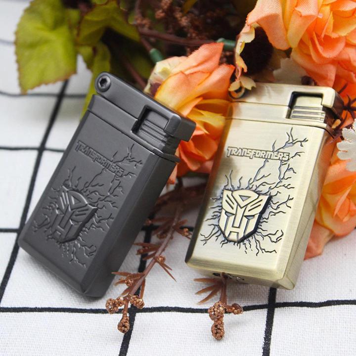 Personalized Lighters Cool Relief Transformers Windproof Butane Torch ...