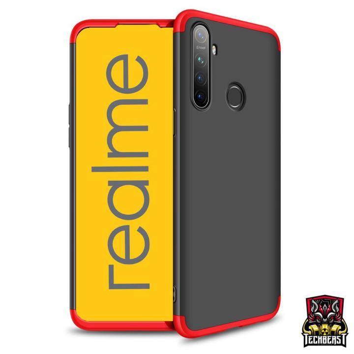 GKK For Realme 5i / Realme 5 / Realme 6i Back Cover GKK 360 Degree ...