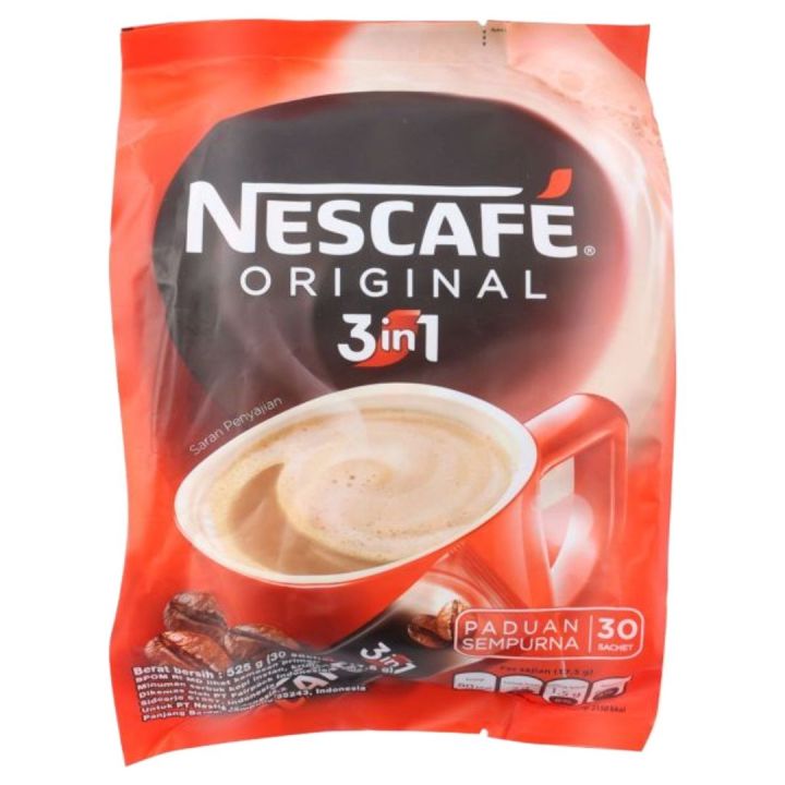 Nescafe Original 3 in1 Instant Coffee 30 Sachet, 525g | Daraz.com.bd