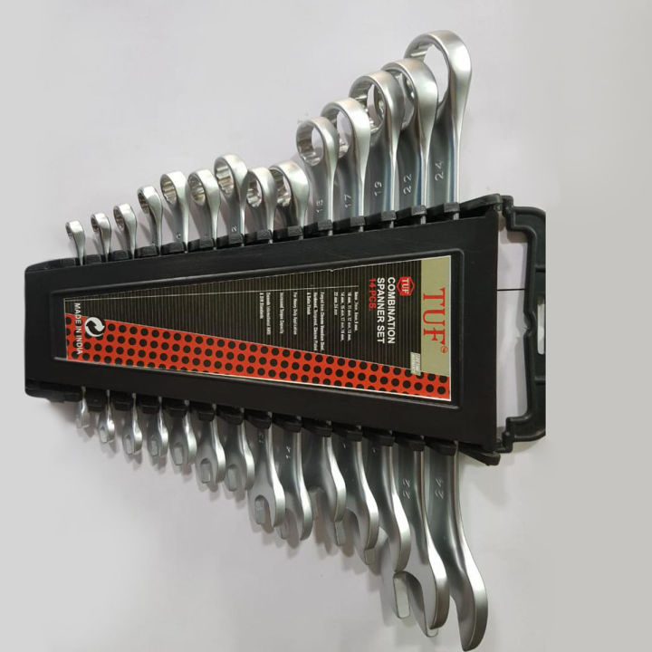 Tuf Combination Spanner Set Rack 14 Pcs | Daraz.com.bd
