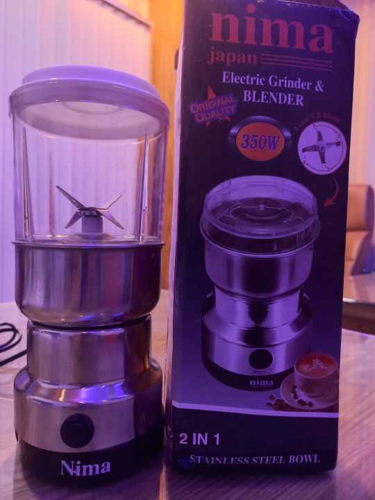 Nima Electric 2 in 1 Blender and Grinder 4 Blades | Daraz.com.bd