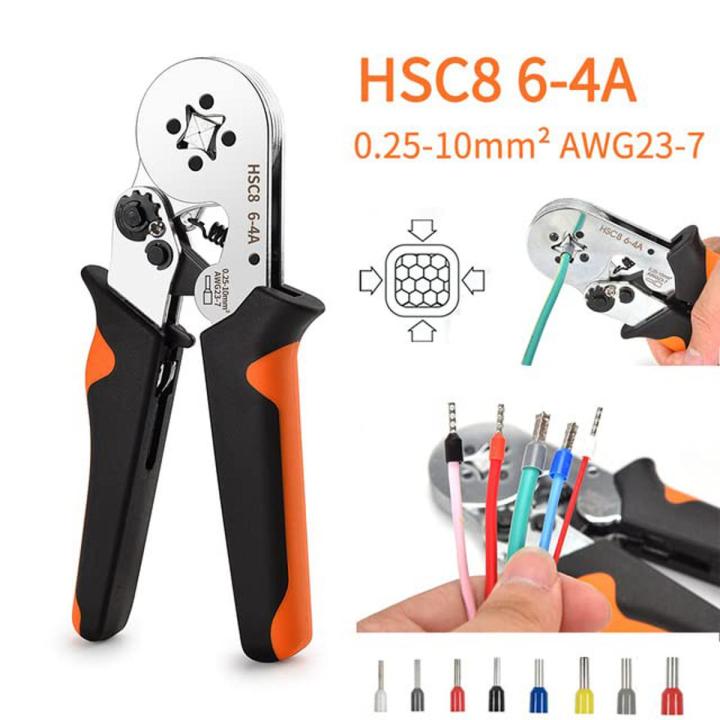 HASTHIP® Wire Crimping Tool, Ferrule Crimping Tool Kit, Self-Adjusting ...