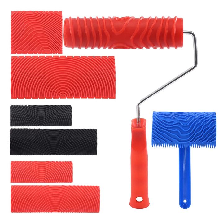 8Pcs Wood Graining Painting Tool Set,with Handle DIY Pattern Tool ...