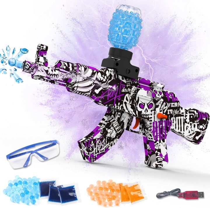 Electric Gel Ball Blaster,AKM Splat High-Speed Splatter Ball Toy ...