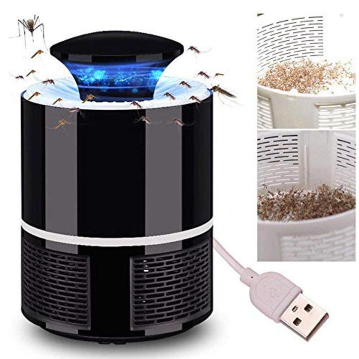 USB Electronics Mosquito Killer Trap Moth Fly Wasp LED Night Light Lamp ...