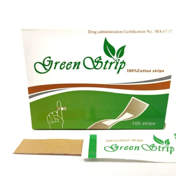 Green Strip - One time Bandage - Full Box - 100pcs | Daraz.com.bd