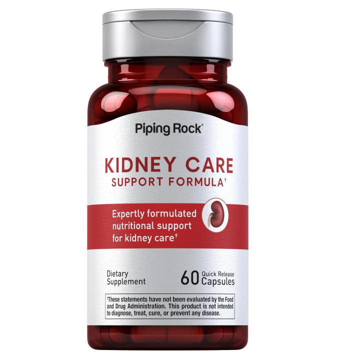 Piping Rock Kidney Support Supplement | 60 Capsules | Kidney Care ...