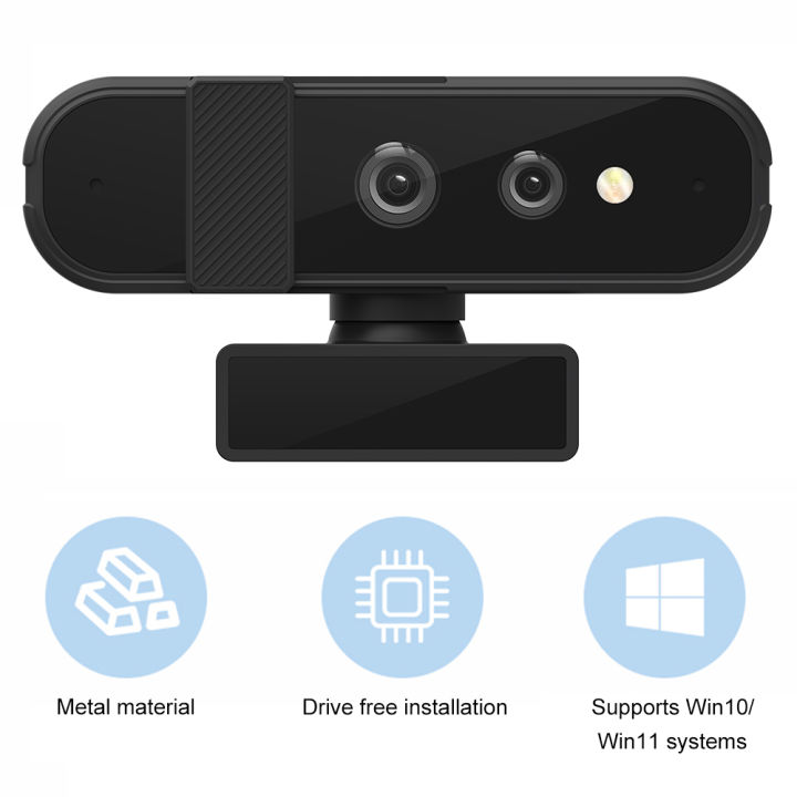 HD 1080P 30FPS Monitor Camera with Dual Microphones Autofocus Web ...