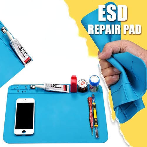 n Mobile RHeat Insulatioepairing Mat with Tools Parts Organizer ...