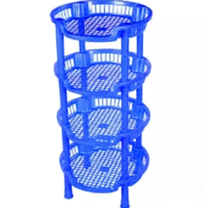 4 Step Round Rack -Blue | Daraz.com.bd