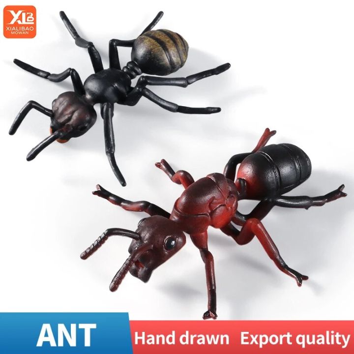 Insect Model Simulation Red Ant Wild Animals Action Figures Miniature ...