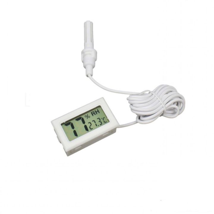 Digital LCD Display With Temperature Humidity Meter Gauge Thermometer ...